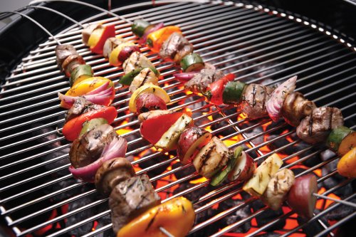 Fire Wire FWG904 Stainless Steel Flexible Grilling Skewer, Set of 2, 31-inches, Metallic