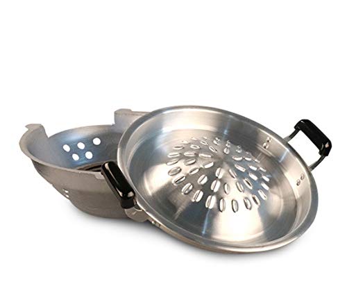 Aluminum Thai Lao Korean Charcoal Barbecue Stove +BBQ Grill Topper30cm 12" Made Thailand