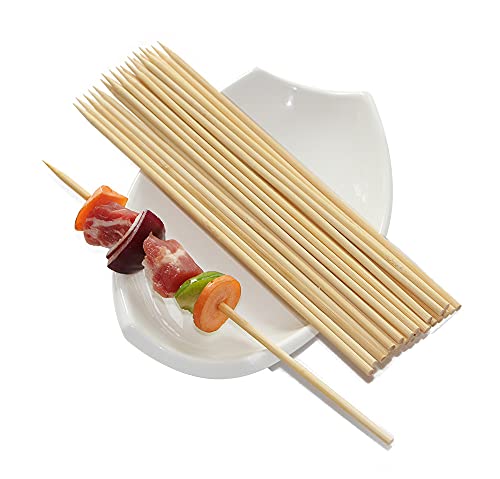Gere Thick Candy Apple Sticks,120 Pack, 7 Inch 5mm,Caramel Apple Sticks, Bamboo Skewers for Corn Dog, Corn Cob, Kabob, Lollipop, Grill, Semi Point Food Caramel 120 pcs
