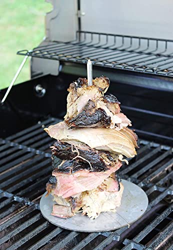 Darware Brazilian BBQ Skewer Set (9-Inch and 12-Inch Spikes), Vertical Barbeque Grilling Rack Meat Spit