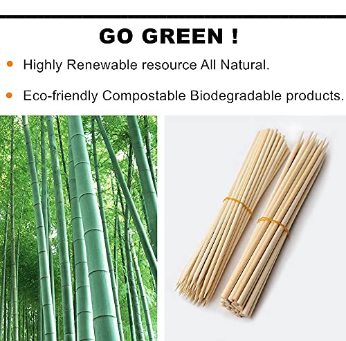 Gere Thick Candy Apple Sticks,120 Pack, 7 Inch 5mm,Caramel Apple Sticks, Bamboo Skewers for Corn Dog, Corn Cob, Kabob, Lollipop, Grill, Semi Point Food Caramel 120 pcs