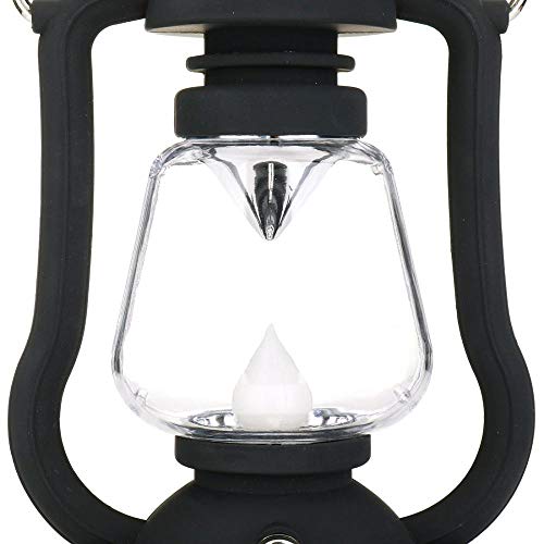 Outdoor Waterproof Solar Table Lamp Antique Solar Lantern Lights Hanging Lighting with 7 LED for Garden Camping Patio Outdoor Indoor (Red)