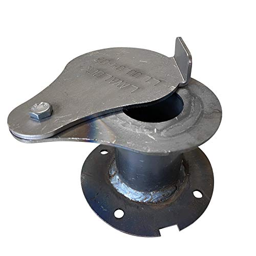 LavaLock BBQ Smoker Supply Uds Ugly Drum Parts Intake Teardrop Vent Damper 1-1/2 Flange for 55 Gallon Drum