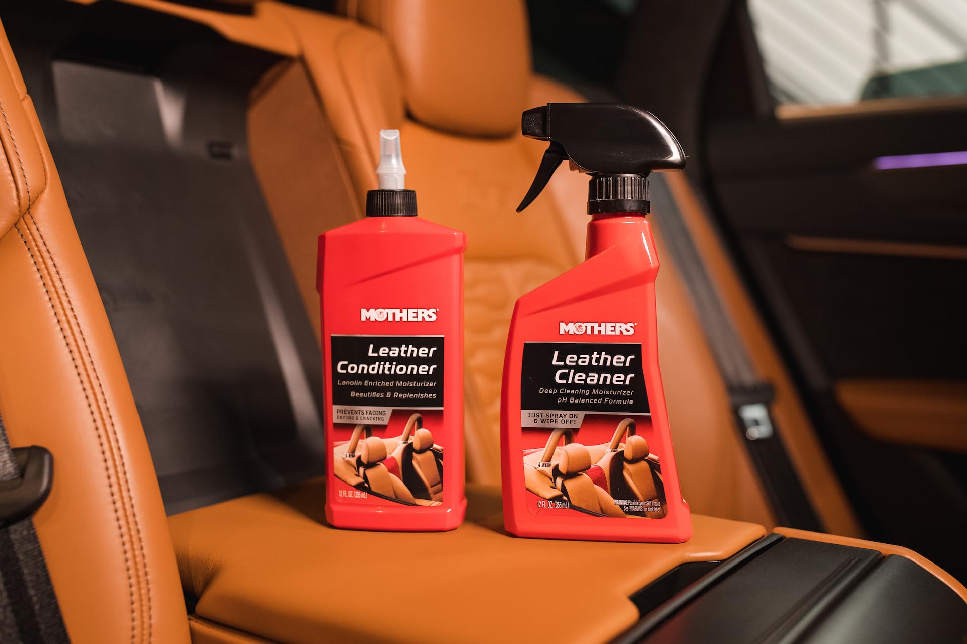 Mothers 06412 Leather Cleaner, 12 oz.