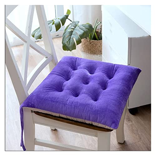 DINGZZ Indoor Outdoor Soft Cushion Thicken Square Seat Pad Home Office Sofa Throw Pillow Textile Mat ( Color : Gray , Size : 38*38cm )