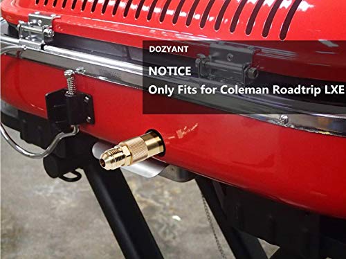 DOZYANT 3/8" Male Flare Adapter Conversion Fitting for Coleman Roadtrip LXE Portable Grill Connect RV Trailer Extension Hose