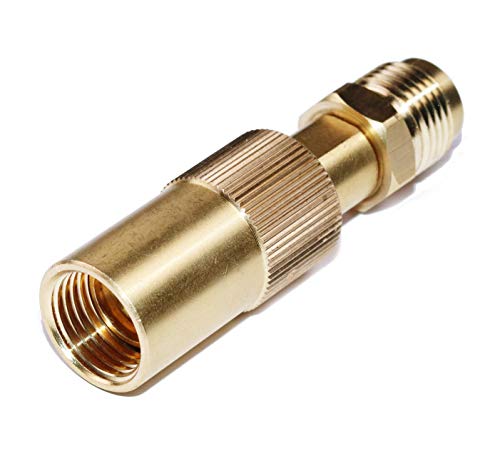 DOZYANT 3/8" Male Flare Adapter Conversion Fitting for Coleman Roadtrip LXE Portable Grill Connect RV Trailer Extension Hose