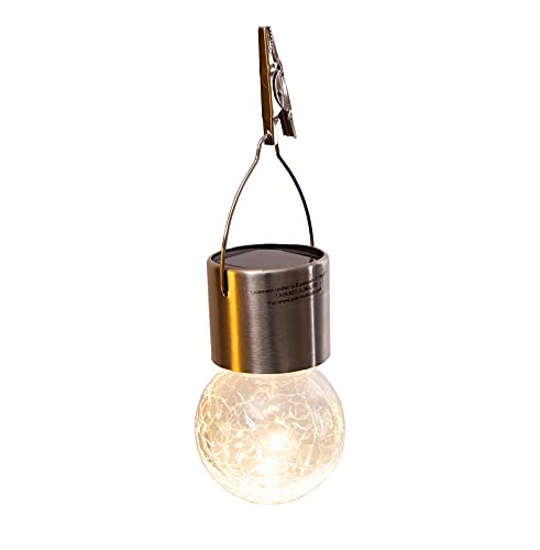 Set of 4 Solar Color Hanging Umbrella / Tree Metal Glass Lights