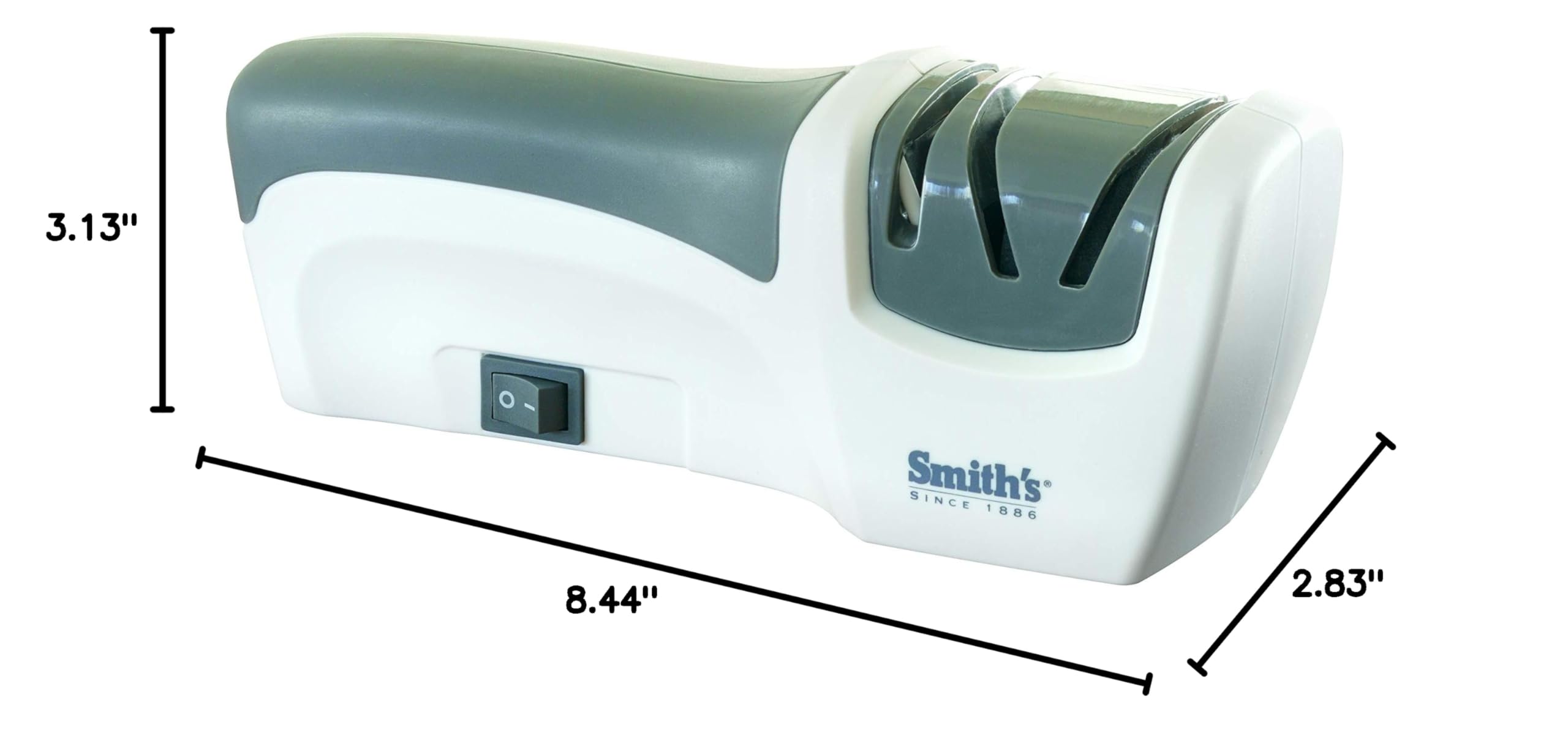 Smith's 50097 Essentials Compact Electric Knife Sharpener White
