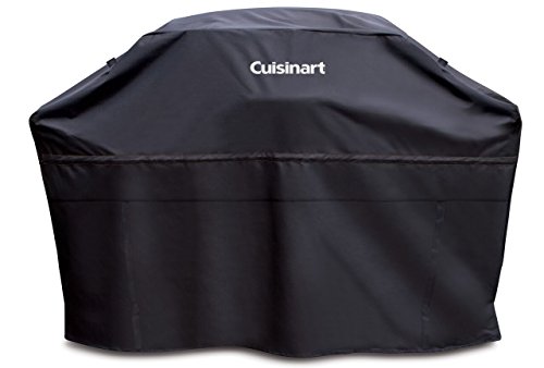 Cuisinart CGG-7400 Propane, 54 Inch, Full Size Four-Burner Gas Grill & CGC-60B Heavy-Duty Barbecue Grill Cover, 60", Black, Cover-60