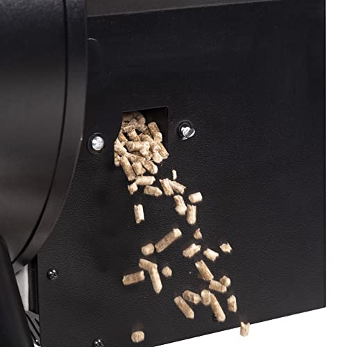 Dyna-Glo DGSS7002BPW-D Signature Series 706 Total Sq. in. Wood Grill Pellet Grill & Smoker, Black/red