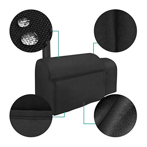 Stanbroil Grill Smoker Cover Replacement for Oklahoma Joe's Longhorn Offset Smoker, Fade and UV Resistant, Black