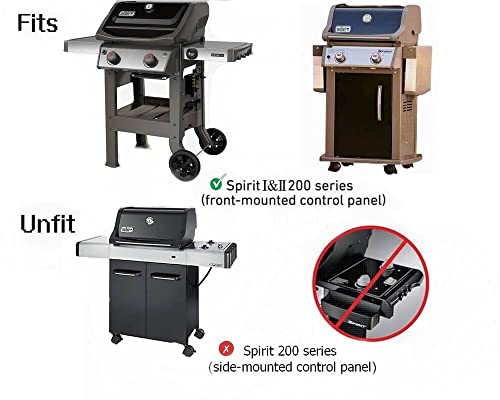 Firsgrill Professional Replacement for Weber Spirit I & II 200 Series Spirit E-210 E-220 Spirit S-210, S-220 Burner Flame Cooking Grills (Burners & Heat Plate)