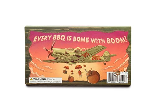 Jealous Devil Boom! Firestarters 8 Pack, 100% Natural Made from Coconut Fiber, No Smoke and Odorless, Waterproof, 20-Minute Long Burn for BBQ Lump Charcoal, Briquettes, Fireplace, Camping and More