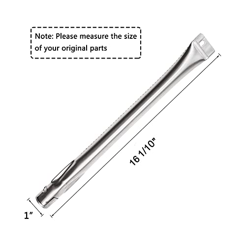 Hisencn Parts Kit Replacement Fits for Brinkmann 5 Burner 810-8501-S, 810-8502-S Gas Grill Models, Grill Burners, Heat Plates, Crossover Tubes