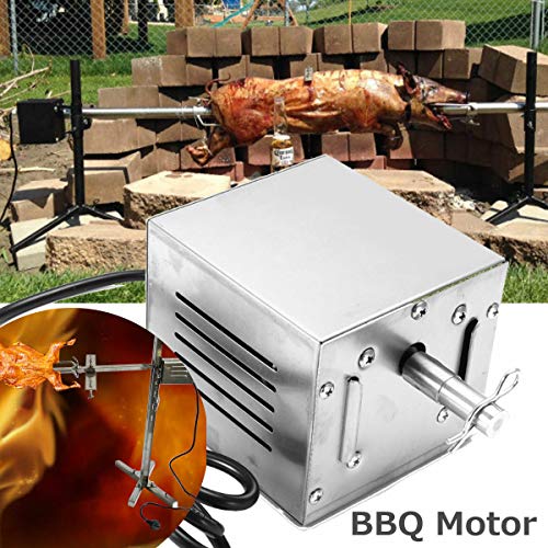 Hog Roast Machine BBQ Spit Stainless Steel Roasting Electric Motor Turning Loads 40kg,28W