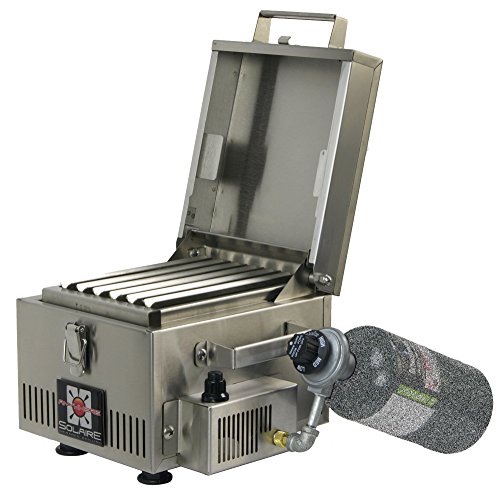 Solaire SOL-IR8A Anywhere Mini Personal Infrared Propane Gas Grill, Stainless Steel