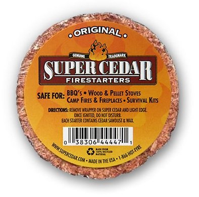 SUPER CEDAR FIRESTARTERS - 100 Count