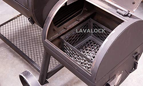 Total Control ® BBQ Charcoal Basket smoker pit fire box basket 12 x 10 x 6 Laser Cut - HEAVY DUTY