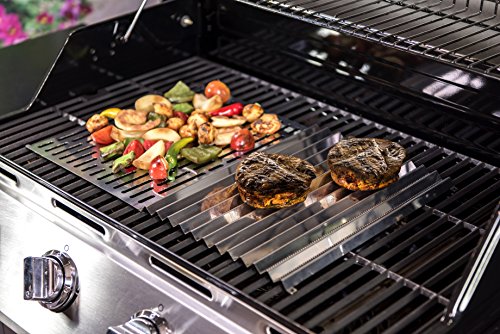 Char-Broil Reusable Stainless Steel Toppers- 2 Pack