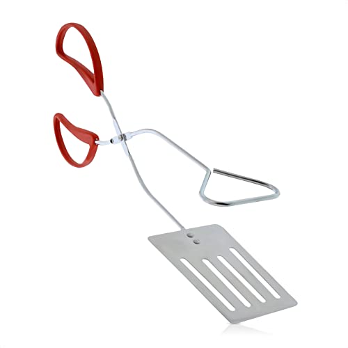 Long Barbeque Grill Tongs Spatula - Utensil Set Portable Grill Tongs for Cooking Gripper Kitchen Spatula Stainless Steel Hamburger Spatula - Barbecue Grill Tong Spatula Set Flat Top Grill Accessories