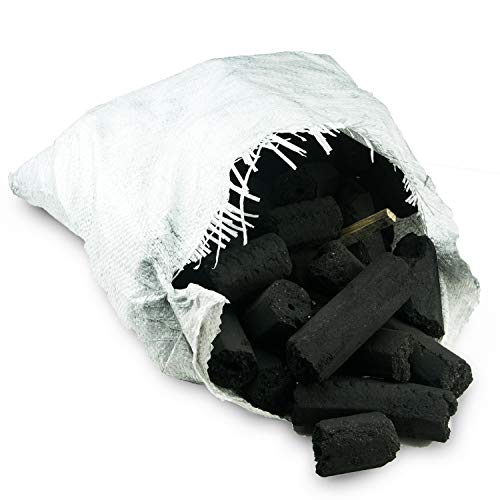 Blazing Coco Premium 20 Pound Coconut Shell Charcoal Logs - All Natural High End Grilling