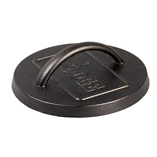 6.25" Burger Press & SCRAPERGPK Durable Grill Pan Scrapers, Red and Black, 2-Pack