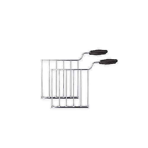 SMEG 2 Slice Toaster with Sandwich Rack Combo, Pink