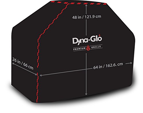 Dyna-Glo DG600C Premium Grill Cover for 64ββ(162.6 cm) Grills,Black
