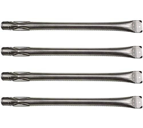 17 inch Stainless Steel Grill Burner Tubes Replacement for Bakers and Chefs GR2039201-MM-00, ST1017-012939, GR2039201-BC-00, Members Mark Gas Grill, 4 Pack Pipe Burners for Sams, Uniflame, Grill Chef