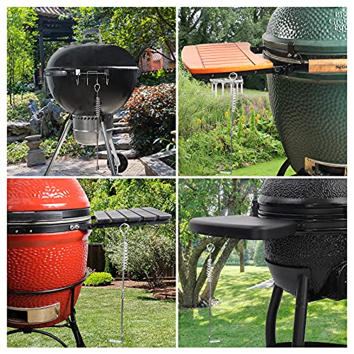 FIRELOOP 20“ Ash Tool Poker for Big Green Egg Grill,Big Green Egg Parts Accessories Ash Tool for Big Green Egg, Kamado Joe and Other Charcoal Grills