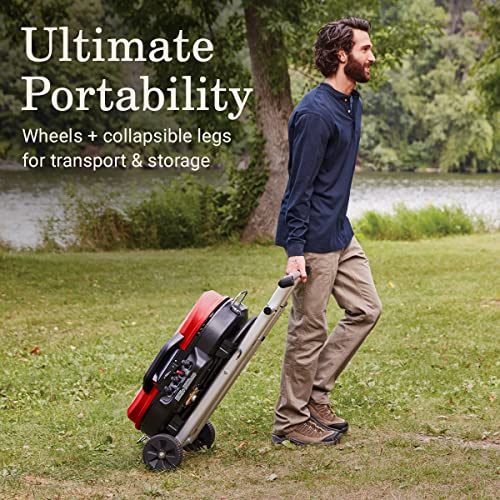 Coleman Gas Grill | Portable Propane Grill | RoadTrip 285 Standup Grill, Red