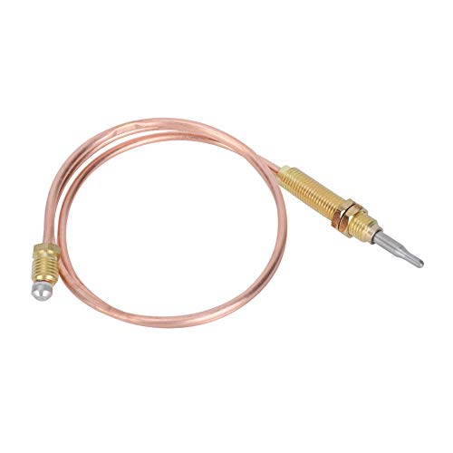TOPINCN Thermocouple M8 Thread Heating Gas Burner Replacement Thermocouple Probe 600mm for Fireplace BBQ Grill Accessories