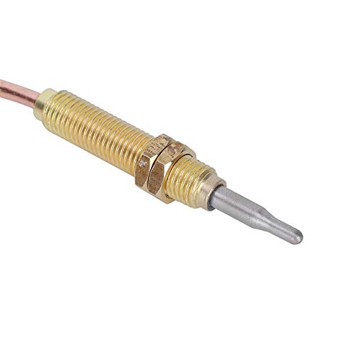 TOPINCN Thermocouple M8 Thread Heating Gas Burner Replacement Thermocouple Probe 600mm for Fireplace BBQ Grill Accessories