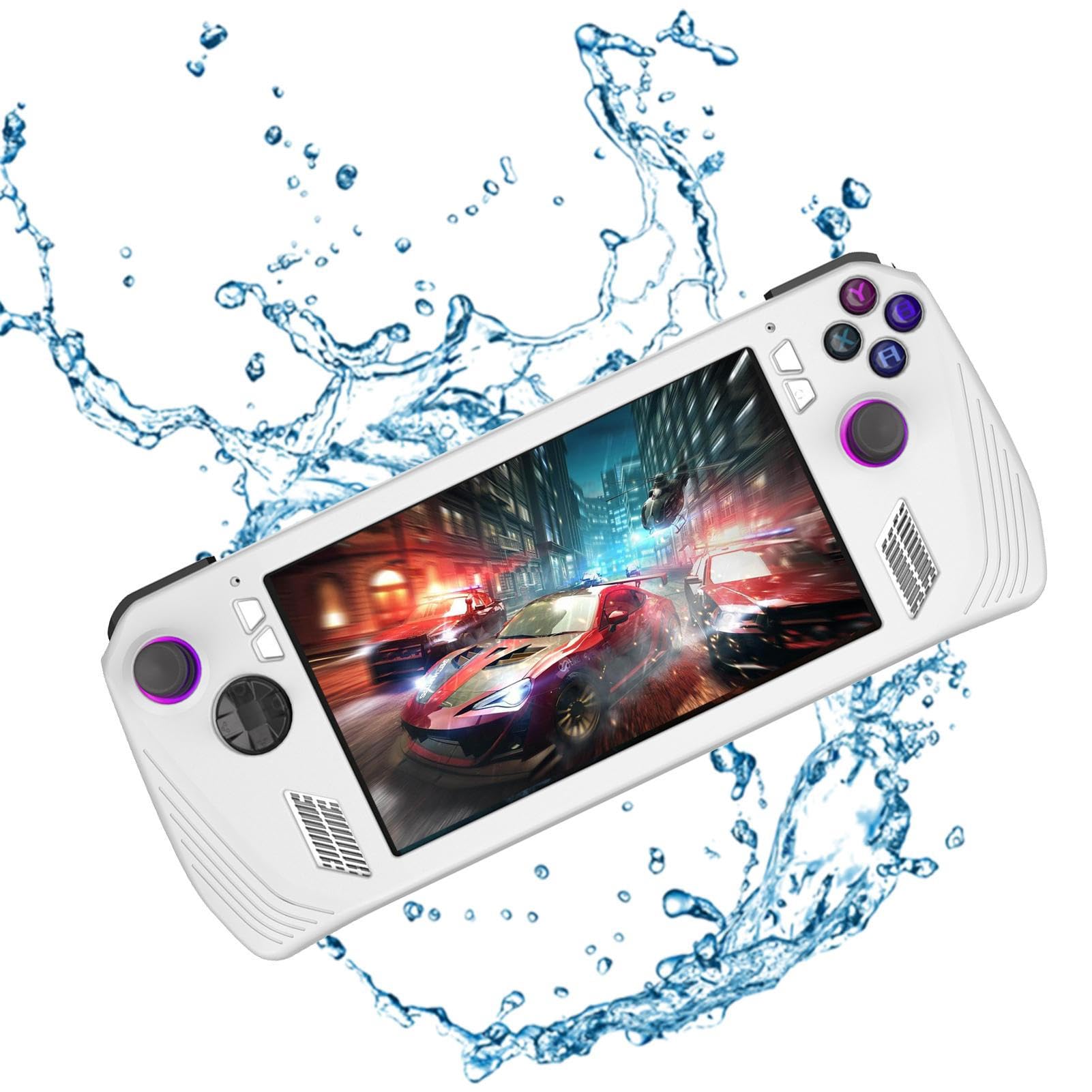 New Silicone Case for ASUSS ROG Allys Gamings Handheld, Soft Silicone Protective Skin Sleeve, Game Console Silicone Cover for ASUSS ROG Allys Gamings Handheld