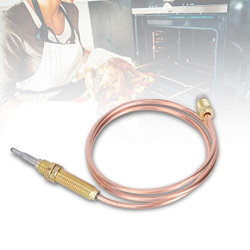 TOPINCN Thermocouple M8 Thread Heating Gas Burner Replacement Thermocouple Probe 600mm for Fireplace BBQ Grill Accessories