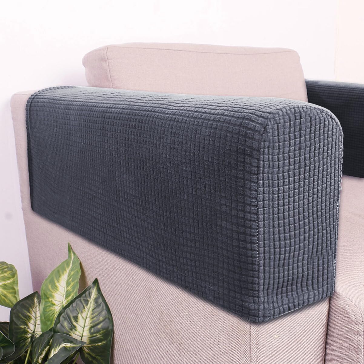 BESPORTBLE 2pcs Couch arm Protectors armrest Covers for armchairs armrest Covers for Recliner Grip Couch Protector arm Covers for Chairs and Sofas Spring Two Seater Couch Office Chair arm Cap