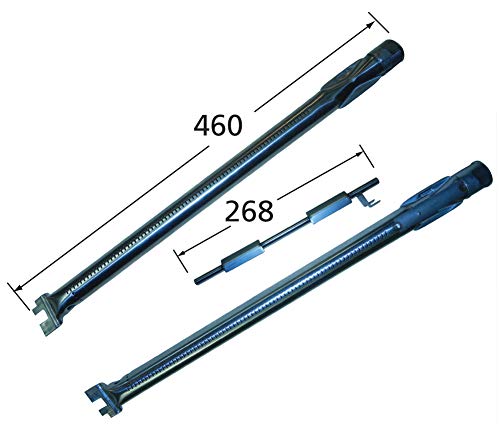 Music City Metals 129G3 Stainless Steel Burner Replacement for Select Weber Gas Grill Models