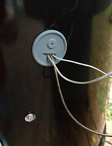Feather butterfly 2 Pack Thermometer and Probe Grommet for Grills - Compatible with Weber Smokey Mountain Cookers and More