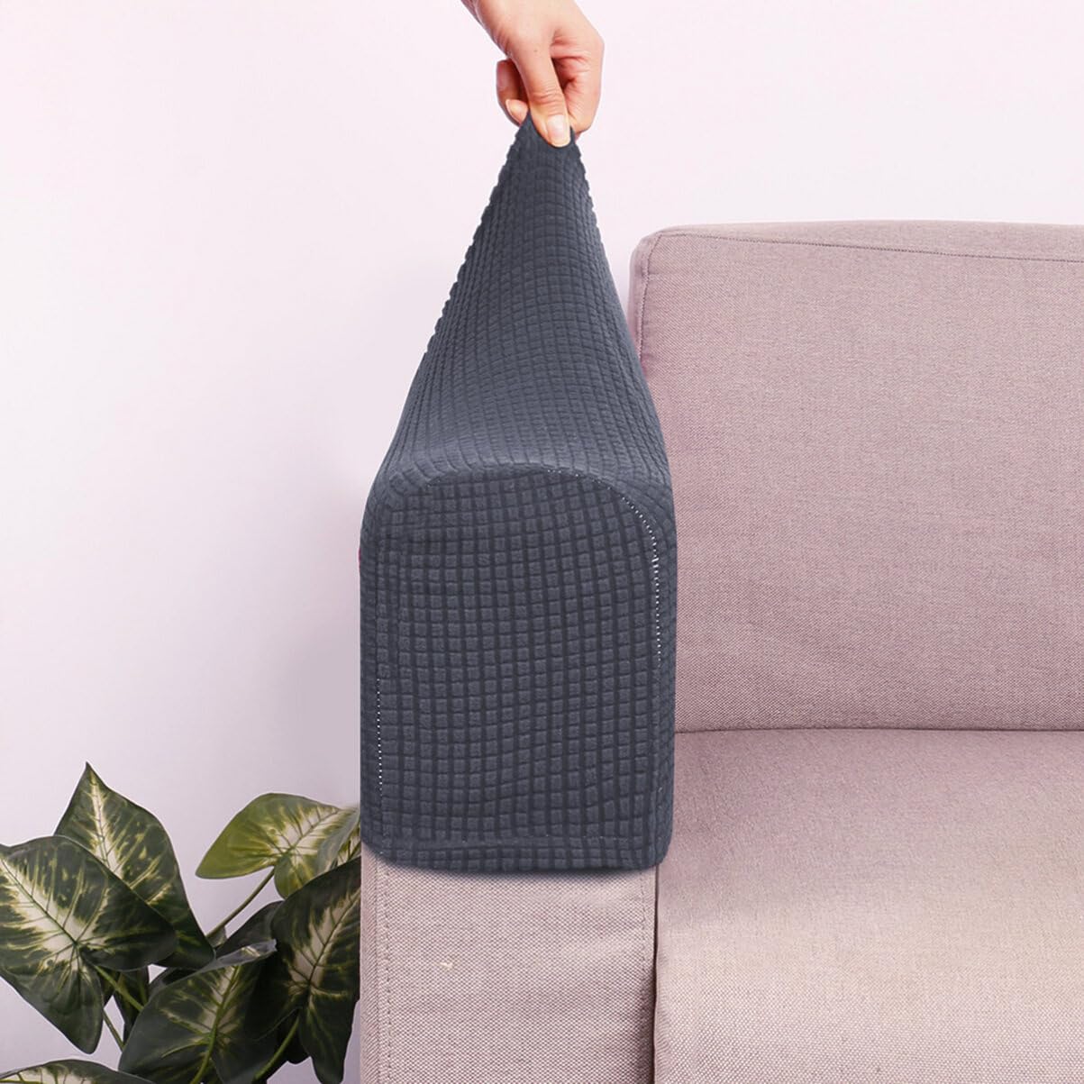 BESPORTBLE 2pcs Couch arm Protectors armrest Covers for armchairs armrest Covers for Recliner Grip Couch Protector arm Covers for Chairs and Sofas Spring Two Seater Couch Office Chair arm Cap