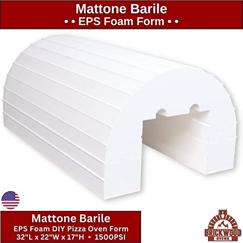 Outdoor Pizza Oven Kit β’ DIY Pizza Oven β The Mattone Barile Foam Form (Medium Size) provides the PERFECT shape/size for building a money-saving homemade Pizza Oven with locally sourced Firebrick.