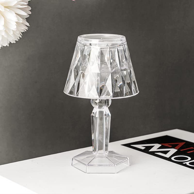 Sujosa LED Table Lamp Lantern, Warmer White Battery Operated Indoor Outdoor Lamp for Halloween Christmas Holiday Decorative Gift