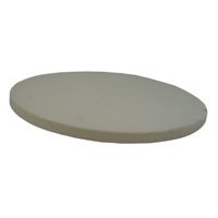 Pizza Baking Stone EXTRA THICK 9/16" x 14 in round Large Big Green Egg BGE genuine earthenware by LavaLock (not BGE brand)