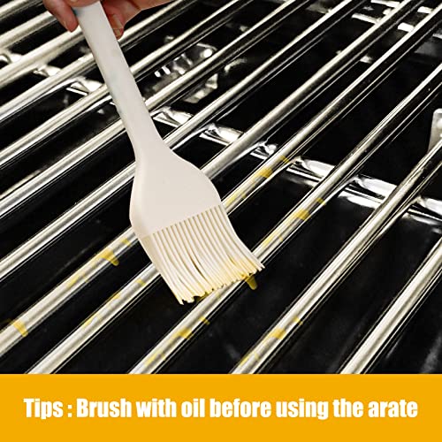 Hisencn Cooking Grate Replacement Parts for Masterbuilt Electric Smoker 30 Inch, 14.6" x 12.2", Stainless Steel Grids Masterbuilt MB20071117 Smoker grates Replacement, 3 Pack