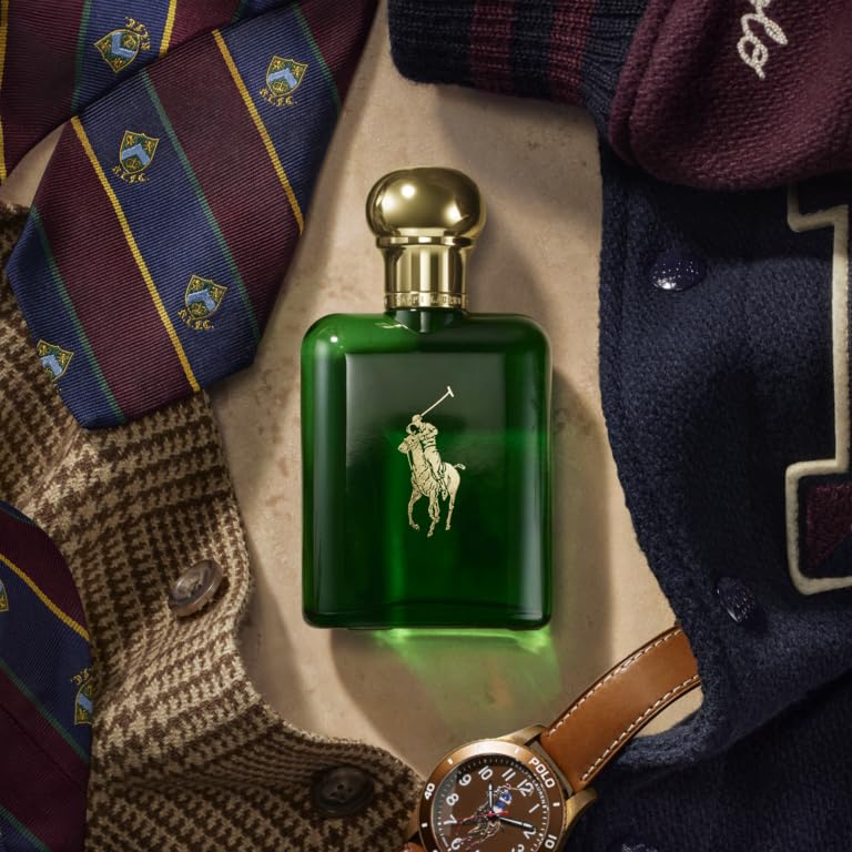 Ralph Lauren - Polo - Eau de Toilette - Men's Cologne - Woody & Spicy - With Pine, Patchouli, Leather, and Tobacco - Medium Intensity - 6.7 Fl Oz