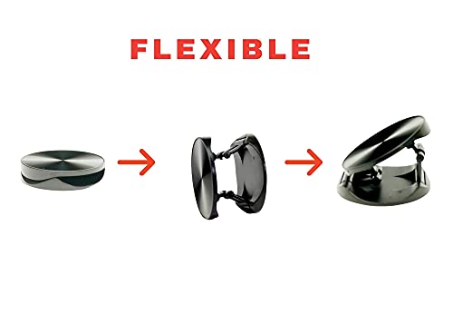 Unique Fortunes Finger Phone Grip Holder . for iPhone and Samsung. Phone Stand for Desk Phone Socket (Black)