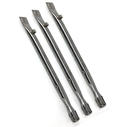Stainless Steel Burner Replacement for Select Lowes 3618ST, GD4215S, GD4825, GD4825S, GD4833, Master Forge & Savor Pro (3-PK) Gas Grill Models