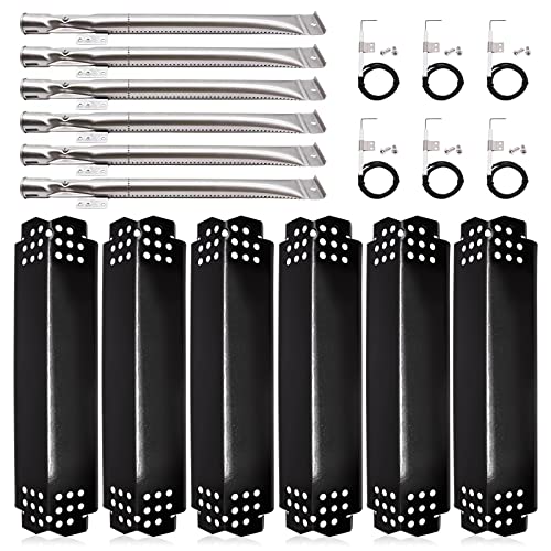Grill Replacement Parts for Nexgrill 6 Burner 720-0898, 720-0898A, Nexgrill 720-0888, 720-0888N, 720-0830H, 720-0783E Gas Grill Models. Grill Burner Tubes, Heat Shield Tent Plates and Grill Igniters.