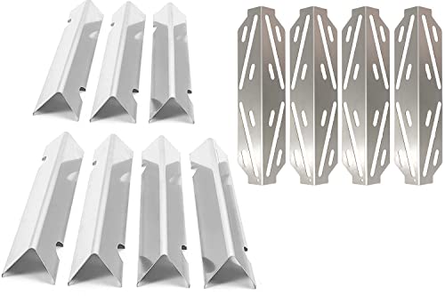 Cmanzhi S6F030 (7-Pack) S6F041 (4-Pack) 16Ga Stainless Steel Replacement Parts for Weber Genesis II E/ES-410, Genesis II E-410, Genesis II S-410, Genesis II LX E-440