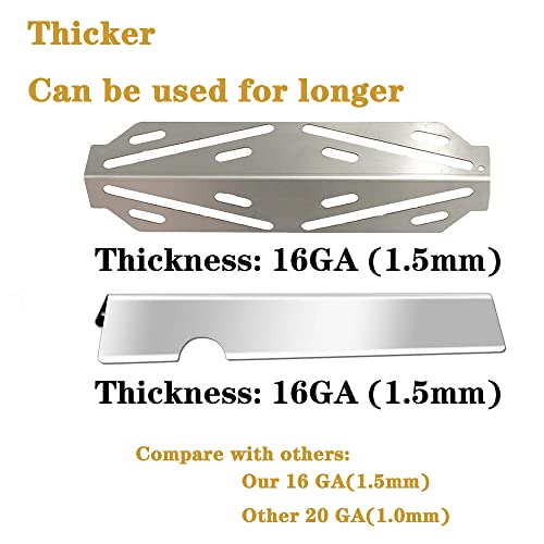 Cmanzhi S6F030 (7-Pack) S6F041 (4-Pack) 16Ga Stainless Steel Replacement Parts for Weber Genesis II E/ES-410, Genesis II E-410, Genesis II S-410, Genesis II LX E-440